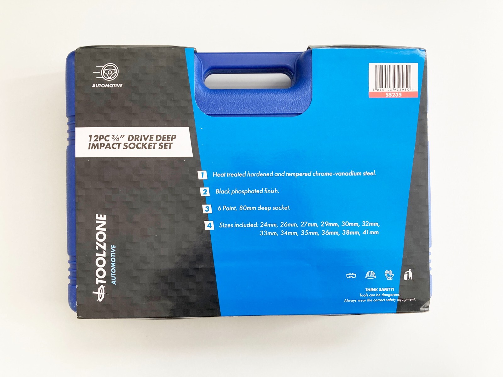 3/4" Inch DRIVE DEEP IMPACT Socket Set 24mm - 41mm HGV Long Reach ...