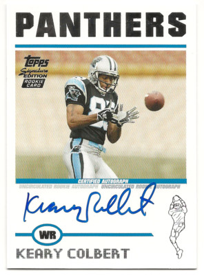 2004 Topps #86 Keary Colbert Rookie Auto 0895/1499 PANTHERS | eBay