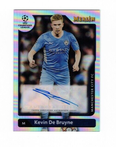 2021/2022 Topps UEFA Merlin Chrome Autograph Kevin De Bruyne | eBay