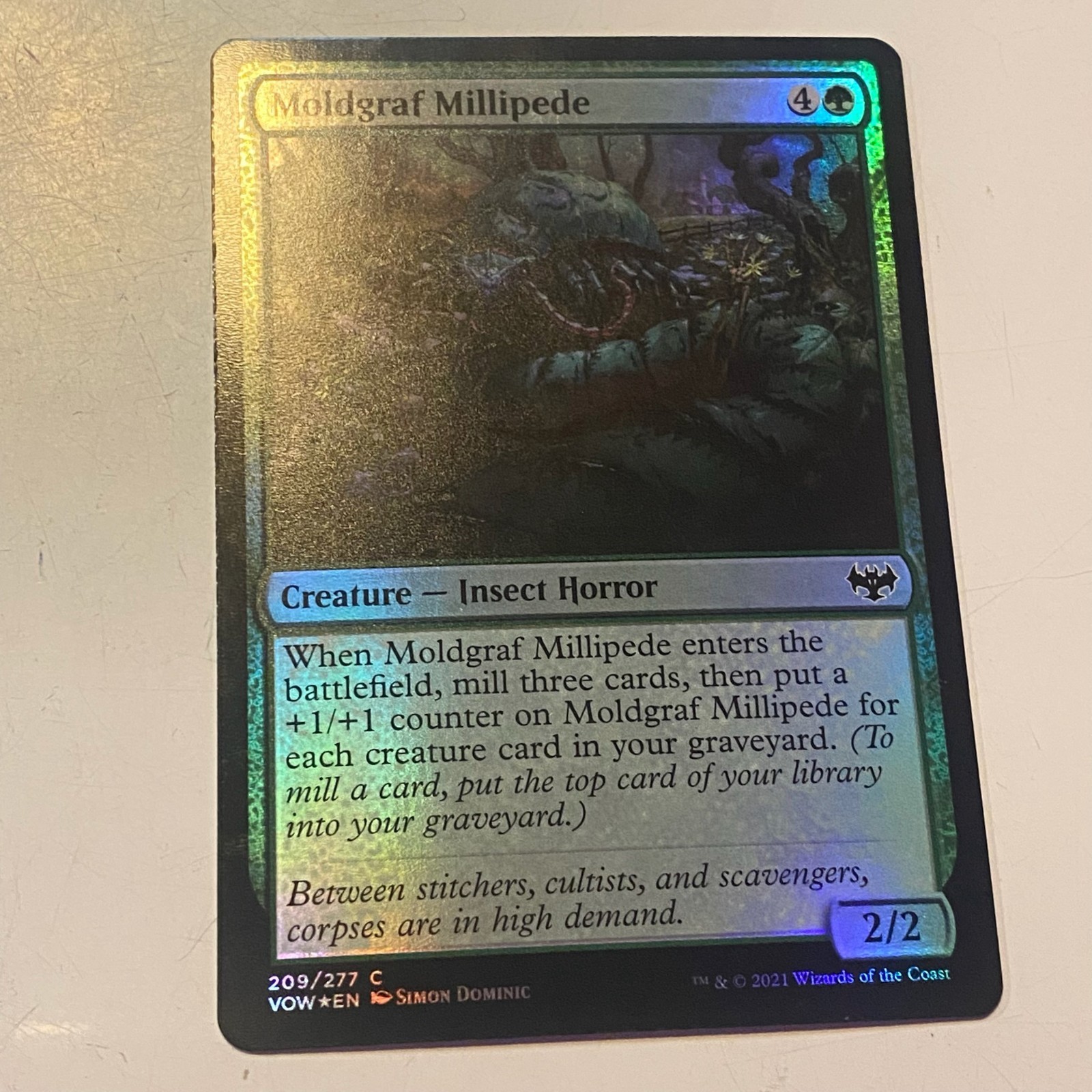 Moldgraf Millipede - Innistrad: Crimson Vow - Foil - MTG Trading Card ...