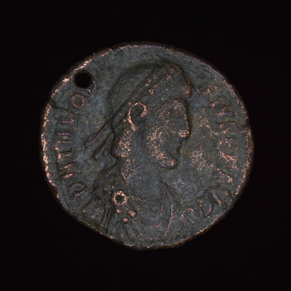 Roman Bronze Coin -- Theodosius I Follis | eBay