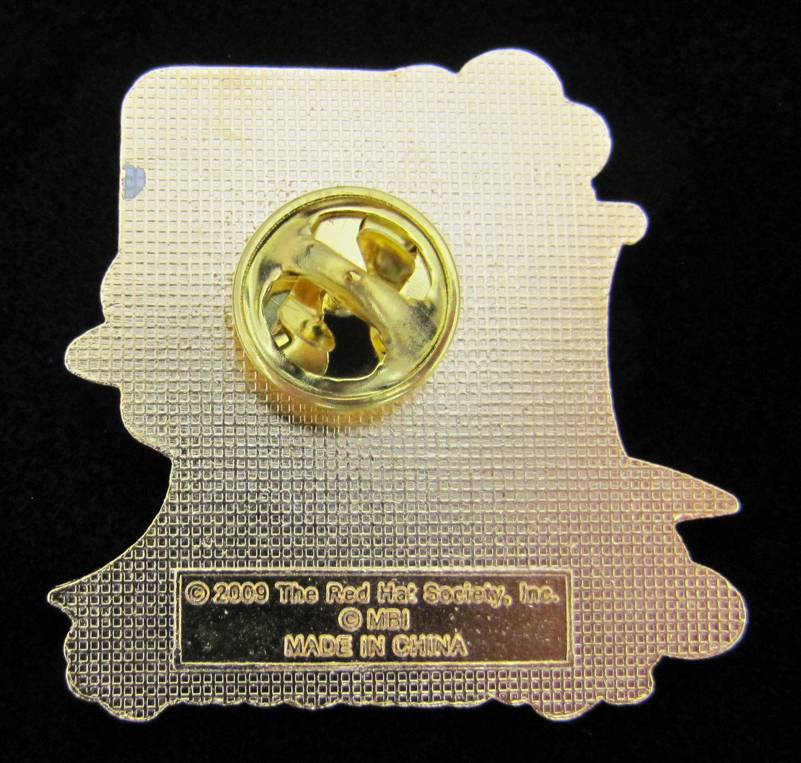 Red Hat Society Lapel Pin "Colorfully Connected" Computer Gold Willabee ...