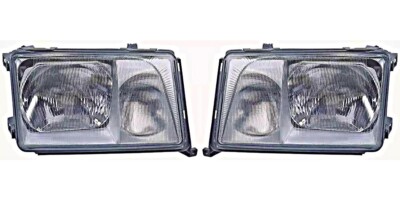 1993-1995 Mercedes E-Class MB W124 Headlights SET | DEPO | 124 W ...
