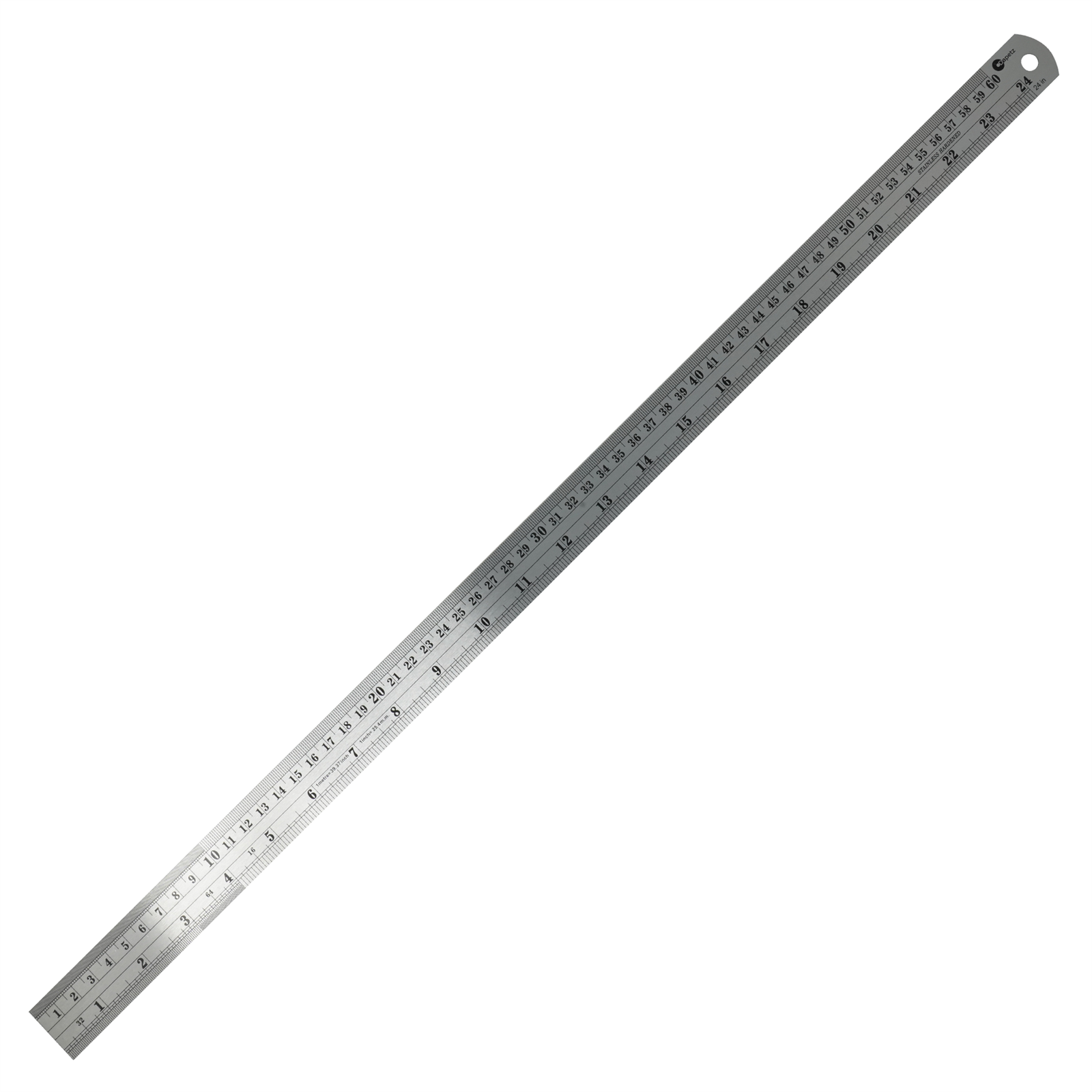 Stainless Steel Ruler | Metric & Imperial | 24" 60cm 600mm Engineers ...