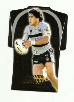 2006 NRL SELECT Invincible NZ WARRIORS JEROME ROPATI Die Cut DC80 CARD ...