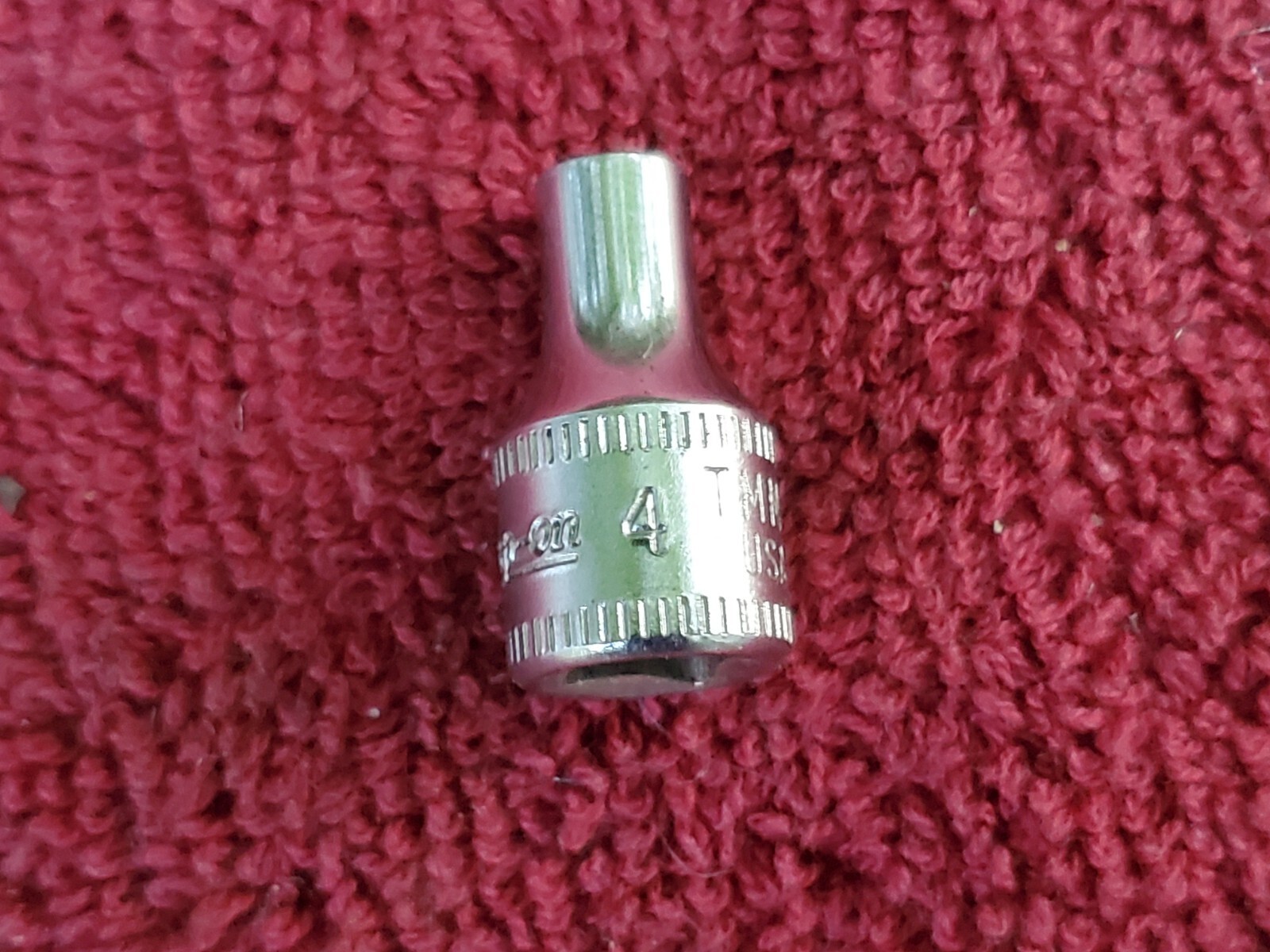4mm 6pt 1/4" Drive Snap-on TMM4 Short Chrome Metric Socket 1986 | 1/4in ...