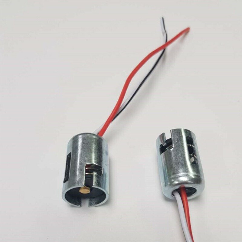 10x 1156 P21W 1073 1141 7506 BA15s Light Bulb Socket Holder Wire ...