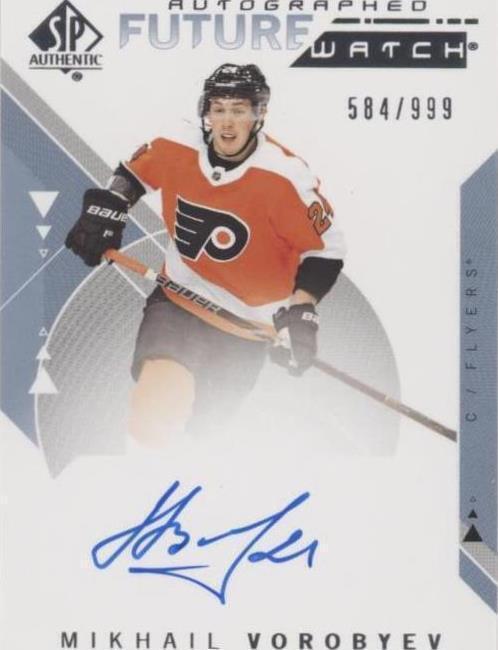 2018-19 SP Authentic - Autographed Future Watch Mikhail Vorobyev #234 / ...