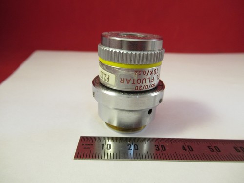 LEITZ GERMANY DIC OBJECTIVE LENS 10X 559254 553459 MICROSCOPE OPTICS ...