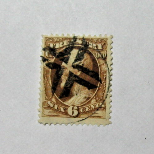 1879 U.S. Treasury Dept. 6 Cent Official Stamp. Scott's #0110 | eBay