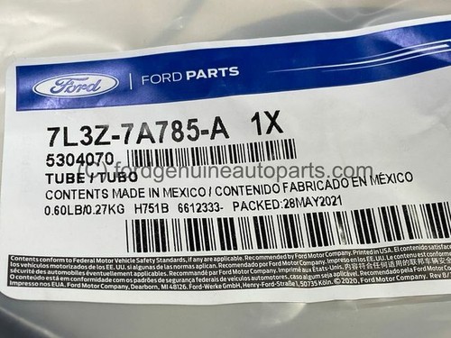 Tubo de vacío original fabricante de equipos originales Ford F-150 7L3Z ...
