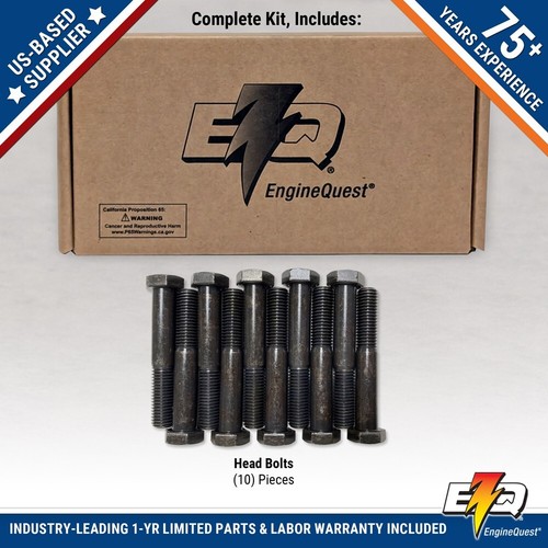 Head Bolt Set for 2.5L 153 & 3.0L 181 CID 4-Cylinder Marine Engines ...