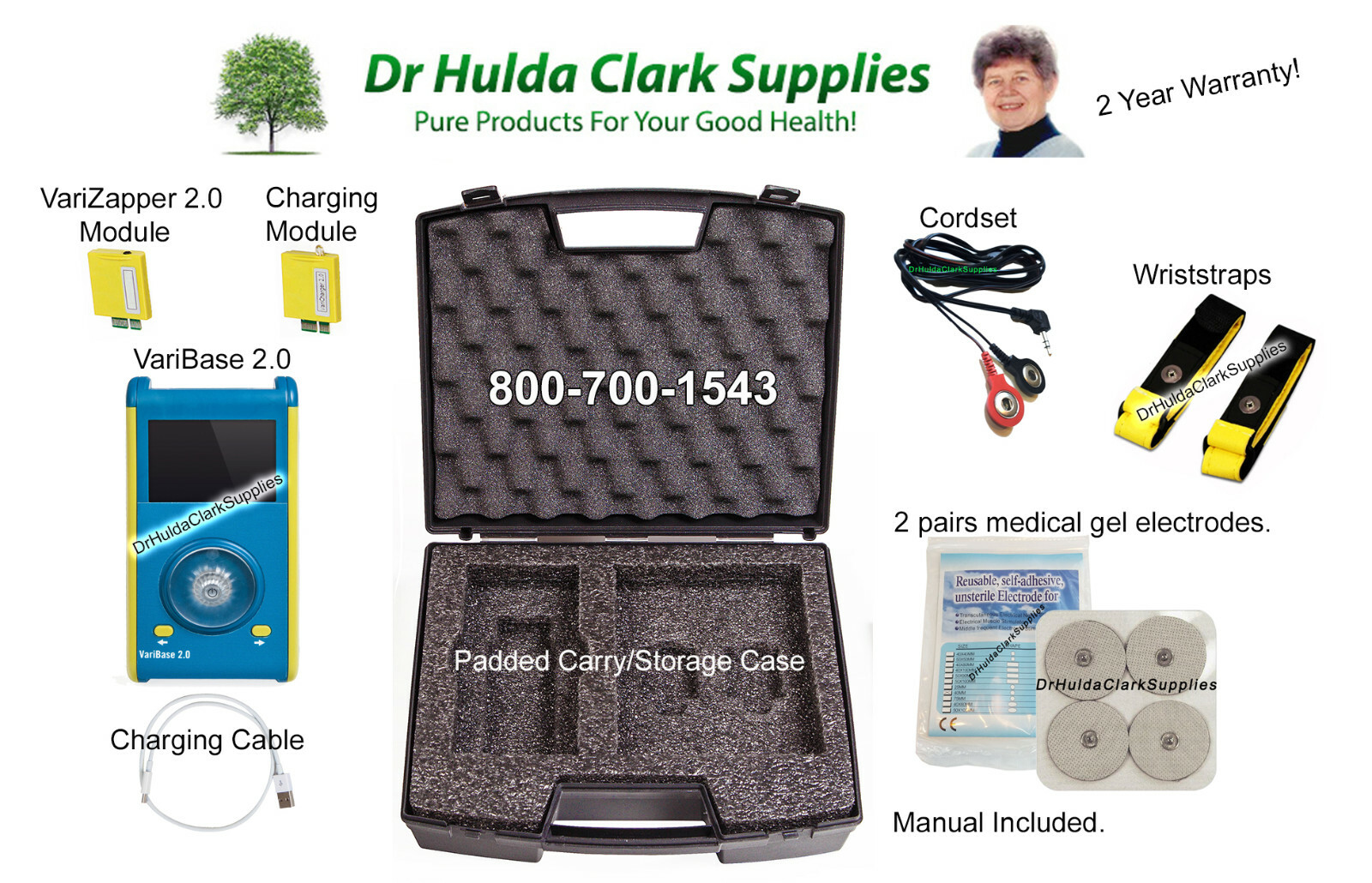 Dr Hulda Clark - VariZapper 2.0 - Frequency Generator - Free USA ...