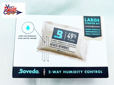 Boveda 2 Way Humidty Control 49% Large Starter Kit for Cello and Bass ...