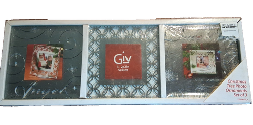Holiday Glass World 3 Pack Frames For 2x2 Photos/pictures | eBay