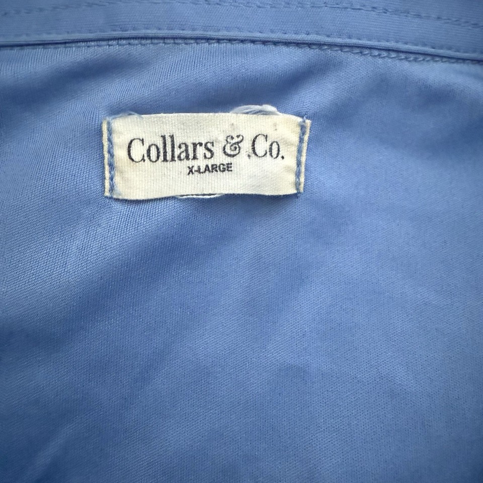 Collars and Co Sky Powder Light Blue Dress Collar Performance Polo ...