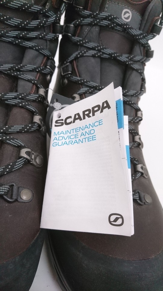 Brand New Scarpa SL Active Men's Leather Hiking Boots Brown Size UK 8 ...