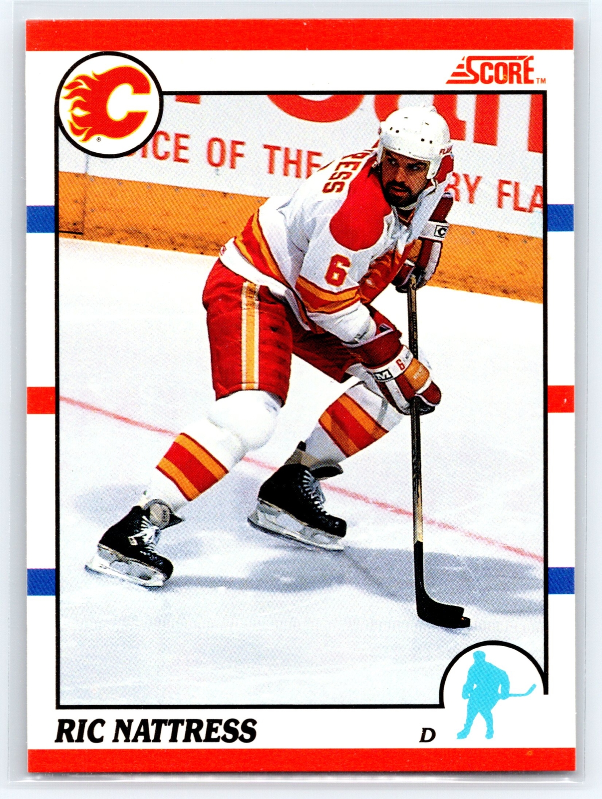 1990 Score Canadian #302 Ric Nattress Hockey Calgary Flames | eBay