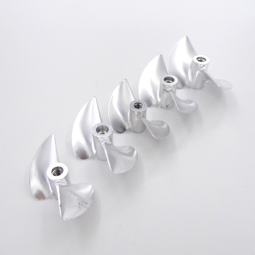 M4 Thread 2 blades Aluminum Propeller Prop 30mm-45mm f RC Racing Boat ...