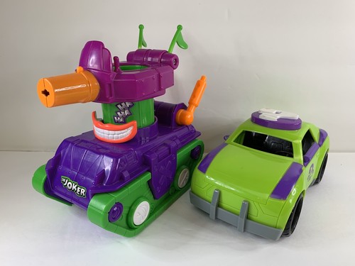 Fisher Price Imaginext DC Super Friends The Joker Tank & Riddler Car | eBay