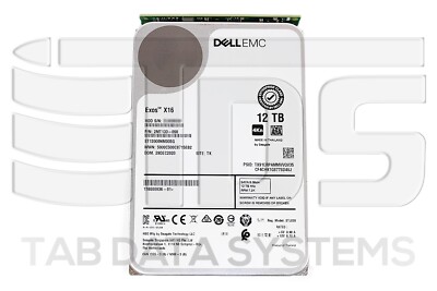 EMC Isilon 005053384 12TB 7.2K 6G 4Kn 3.5" SATA HDD 118000936-01 H400 ...