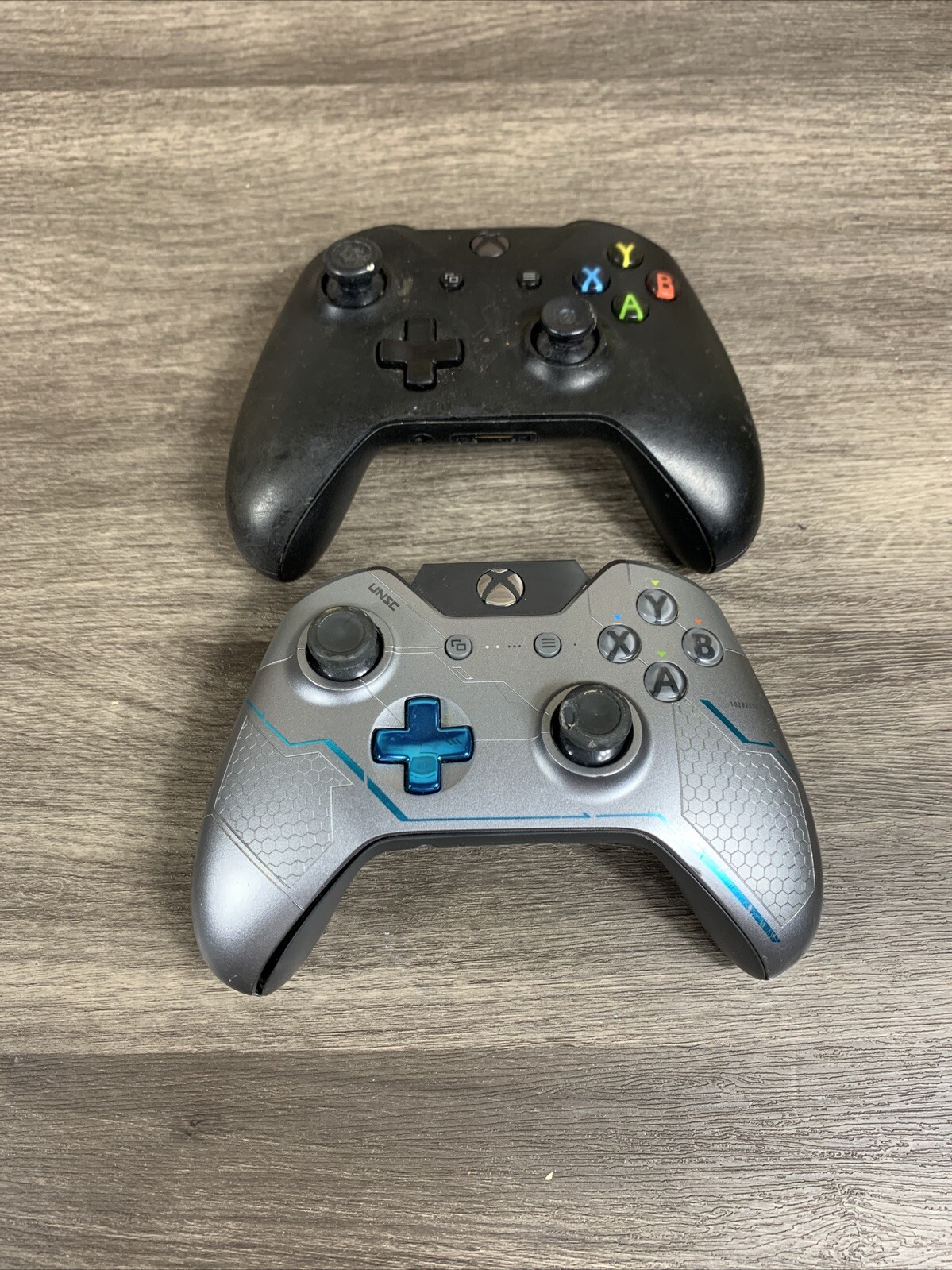 Lot of 2 Microsoft Xbox One Model 1708 & 1697 Wireless Controller Parts ...