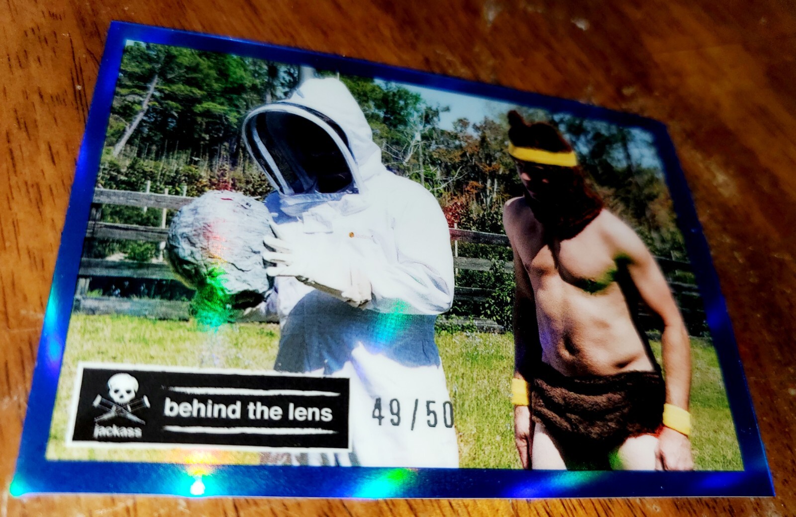 Jackass 3D 2022 Zerocool Jackass Beehive btl-2 Blue Refractor SP /50 | eBay