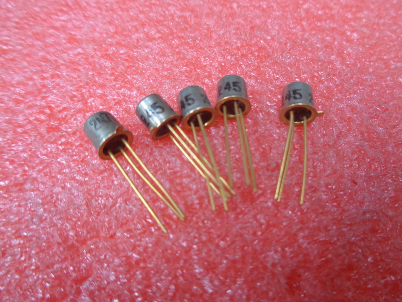 Texas Instruments 2N706 Transistors Metal Can Gold Plated Legs FUZZ ...