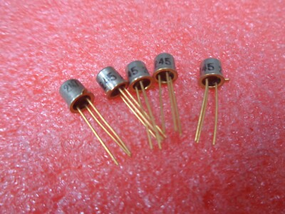 Texas Instruments 2N706 Transistors Metal Can Gold Plated Legs FUZZ ...