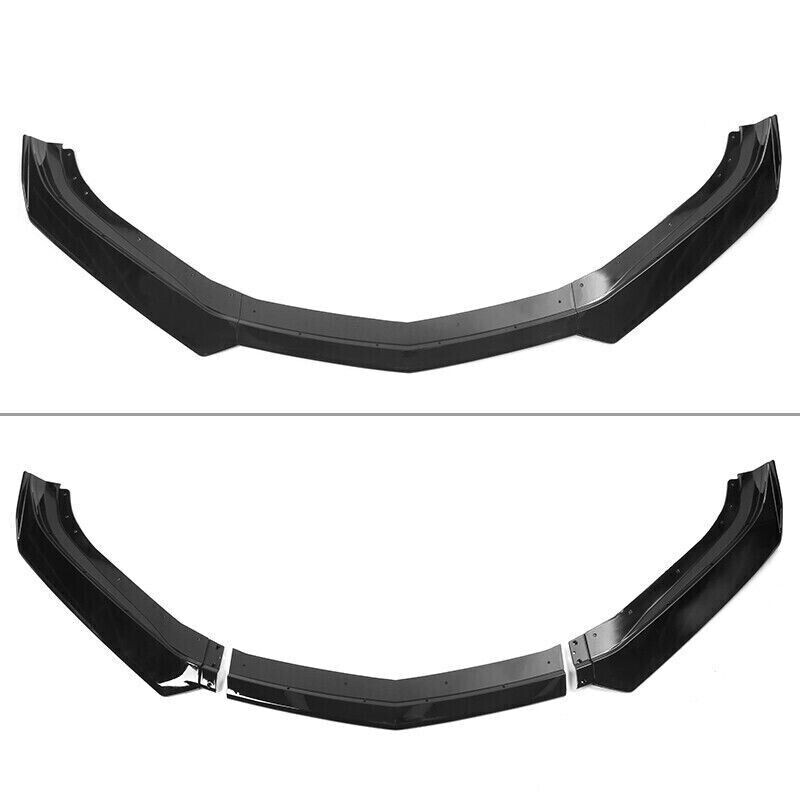 For 2016-2024 Chevy Camaro LT1 LT SS LS RS Gloss Black Front Bumper Lip ...