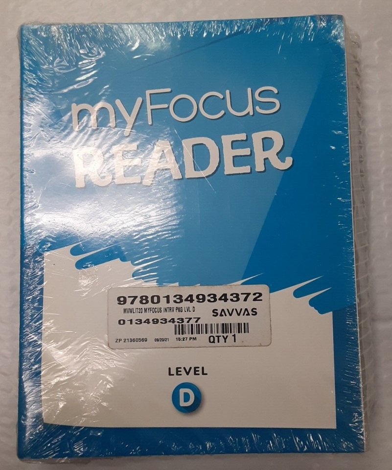myView Literacy 2020 myFocus Intervention Pkg Level D Teaching Guide + 6 Readers | eBay