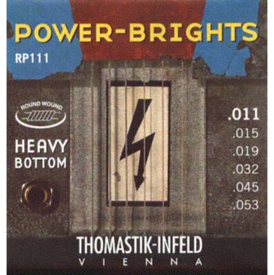 Thomastik-Infeld Power-Brights RP111 Electric Guitar Strings 11-53 ...