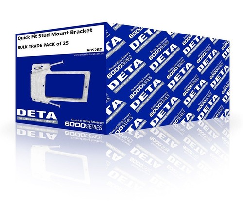 Deta QUICK FIT STUD MOUNT BRACKET 115x125x185mm 25Pcs Galvanised Steel ...