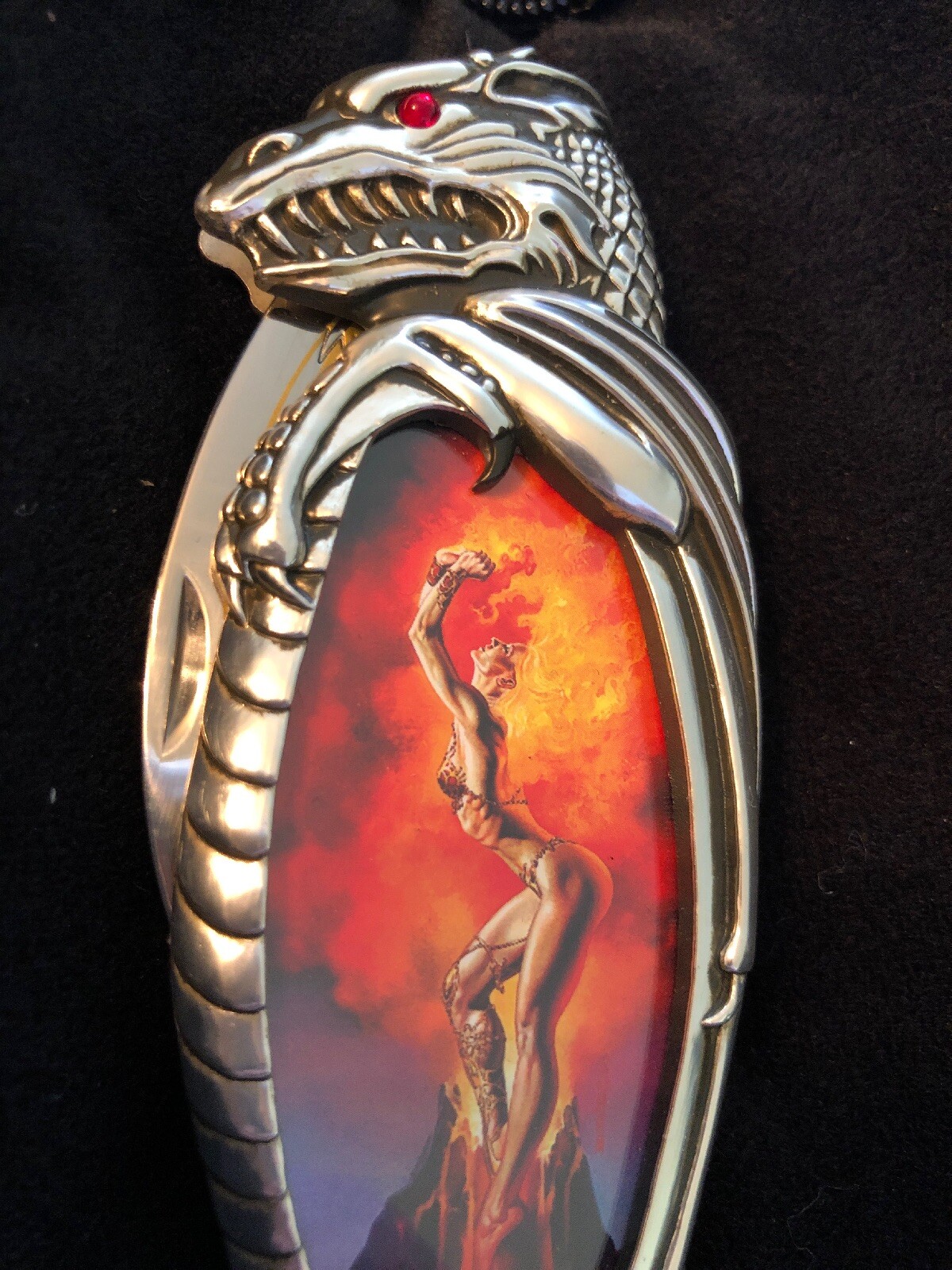 Knightstone Boris Vallejo “Sorceress of Passion Goddess” Knife~Brand ...