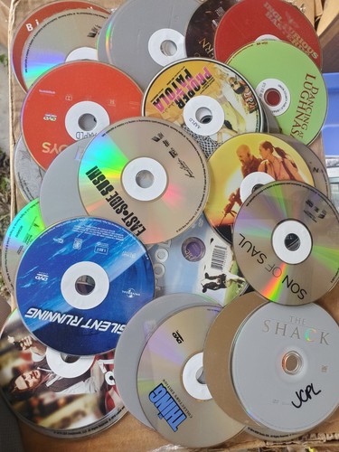 HUGE LOT OF 100+ DVD'S - DISC ONLY -BULK WHOLESALE DVDS FREE SHIPPING ...