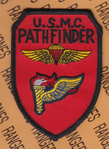 USMC Marine Corps Airborne Pathfinder ~4" patch m/e | eBay