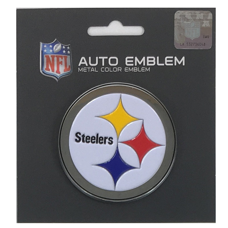 New NFL Pittsburgh Steelers Auto Car Truck Heavy Duty Metal Color ...