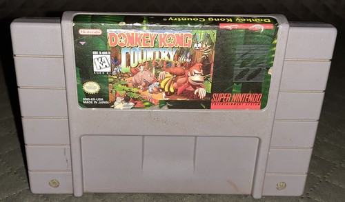 Donkey Kong Country 1 Super Nintendo SNES Original Authentic ...