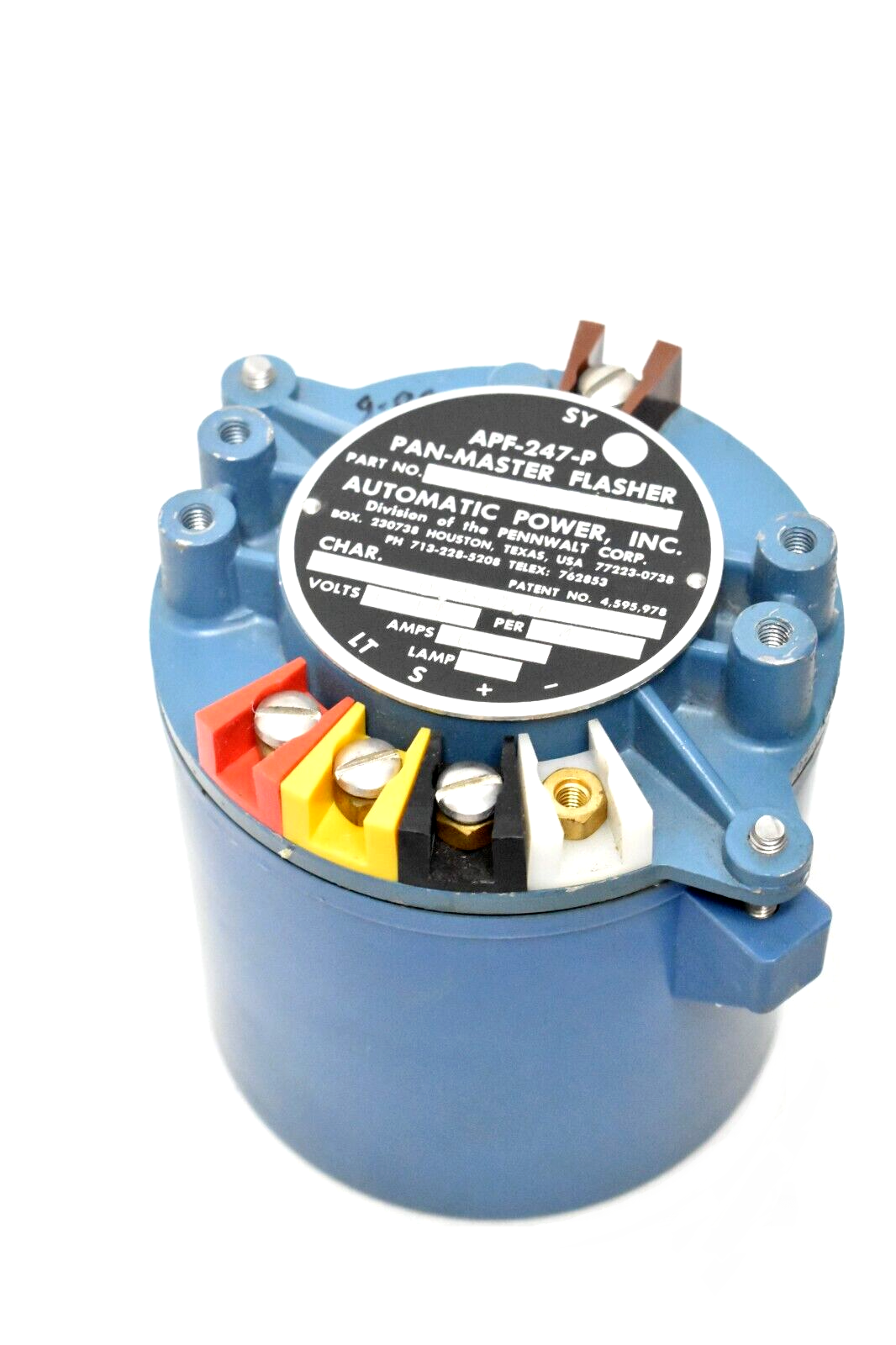 Automatic Power Pennwalt APF-247-P Pan Master Flasher 9060-0125/1002 | eBay