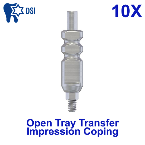 10 DSI Dental Im plant Transfer Impression Coping Abut ment Open Tray ...