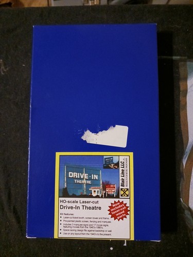 HO Scale Blair Line 168 Drive-In Movie Theatre Kit | eBay
