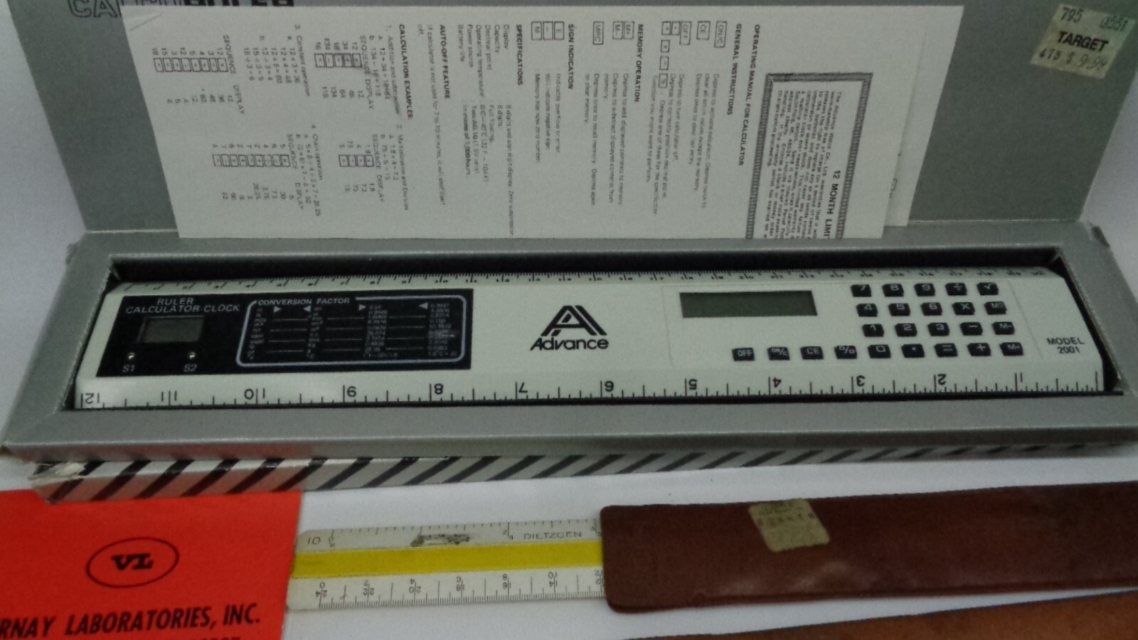 Lot of Vintage Rulers Advertisement Drafting wood tin plastic ...