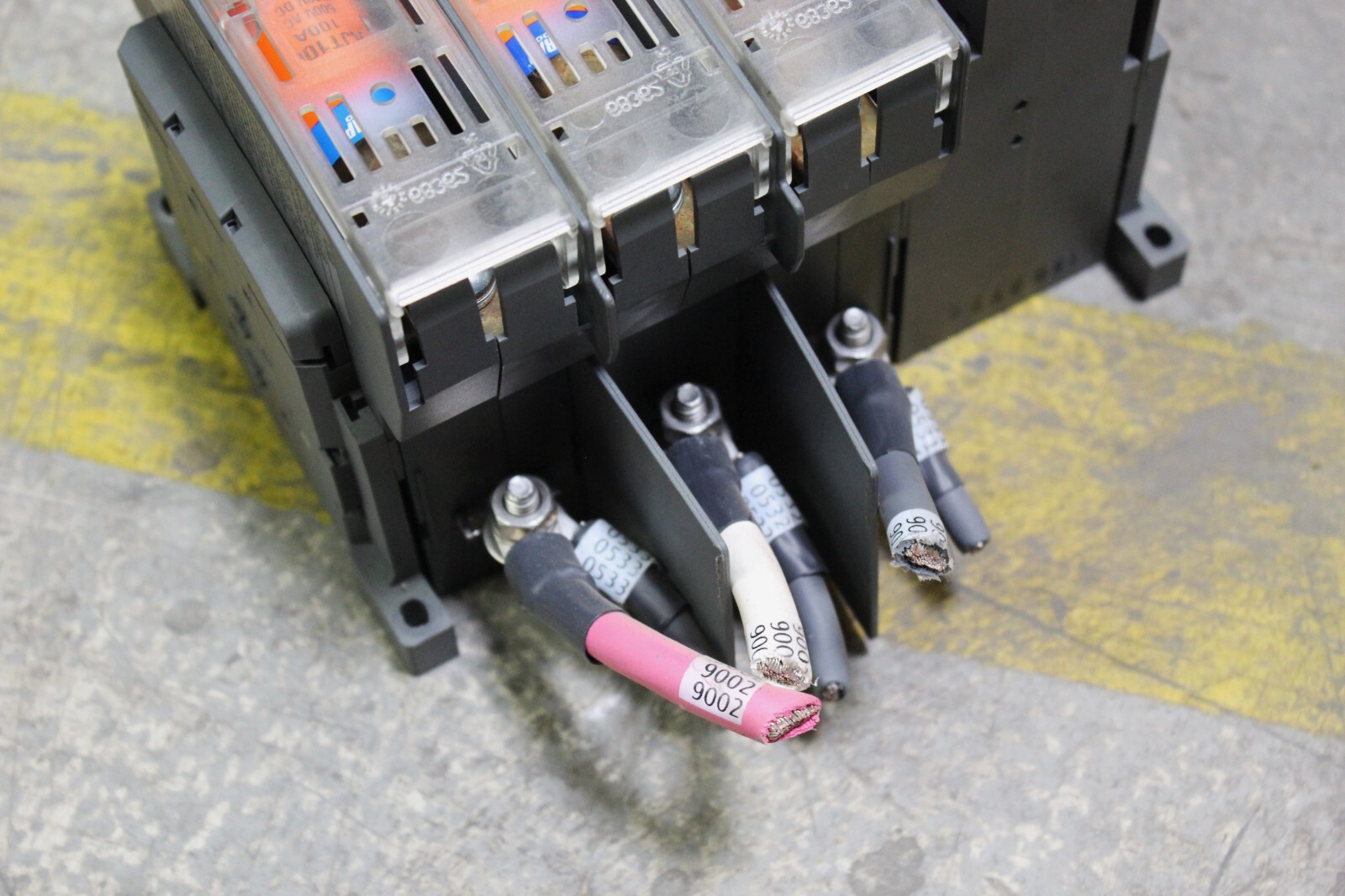 ABB OS100J03 GENERAL PURPOSE SWITCH + HANDLE 100 AMP 3 PHASE EXCELLENT ...