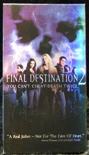VHS Final Destination 2 "You Can't Cheat Death Twice"📼A.J. Cook Ali ...