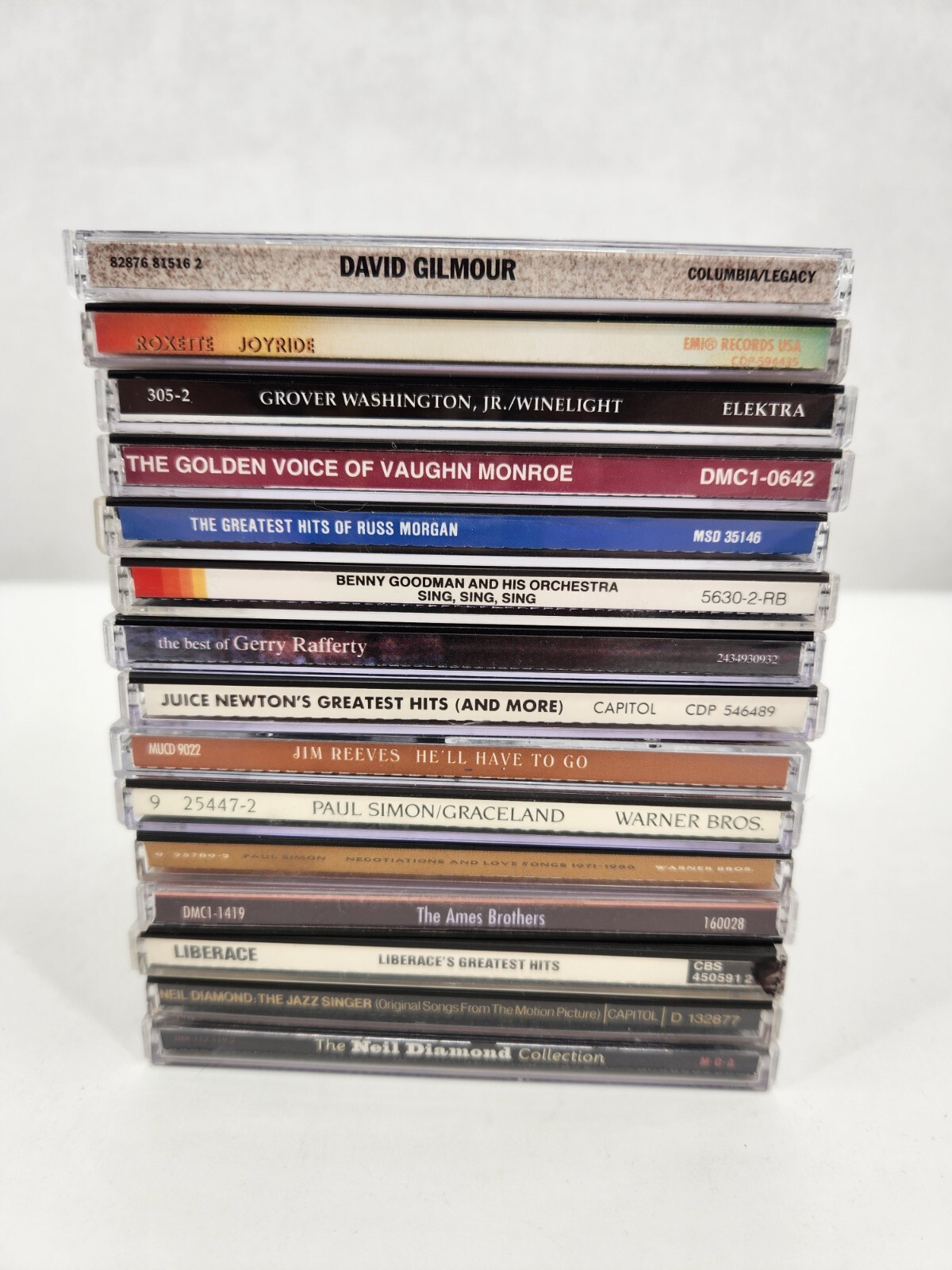 Lot Of 15 Misc CDs Roxette Reeves Goodman Paul Simon Gerry Rafferty ...