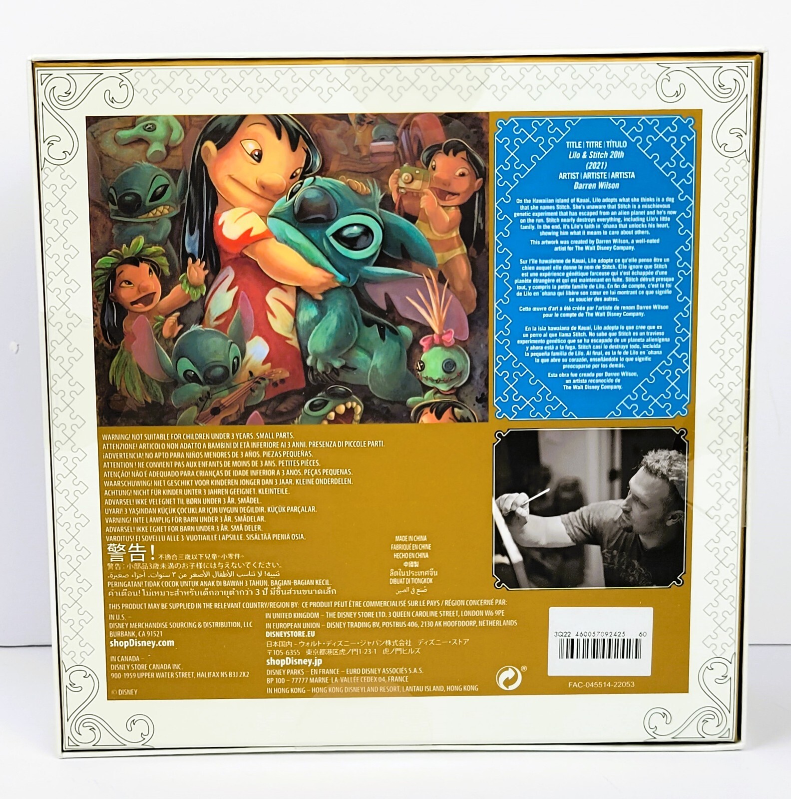 Disney Parks Signature Puzzle Lilo and Stitch 20th Anniversary 1000 ...
