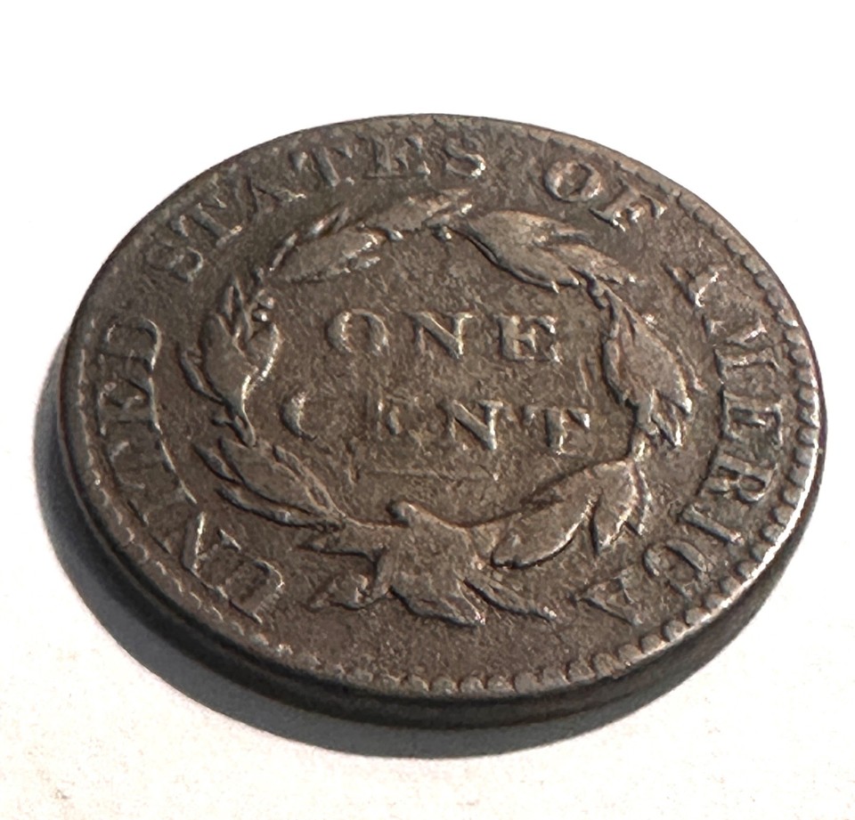 1822 U.S. Large Cent Copper w/Great Features & Very Light Even ...