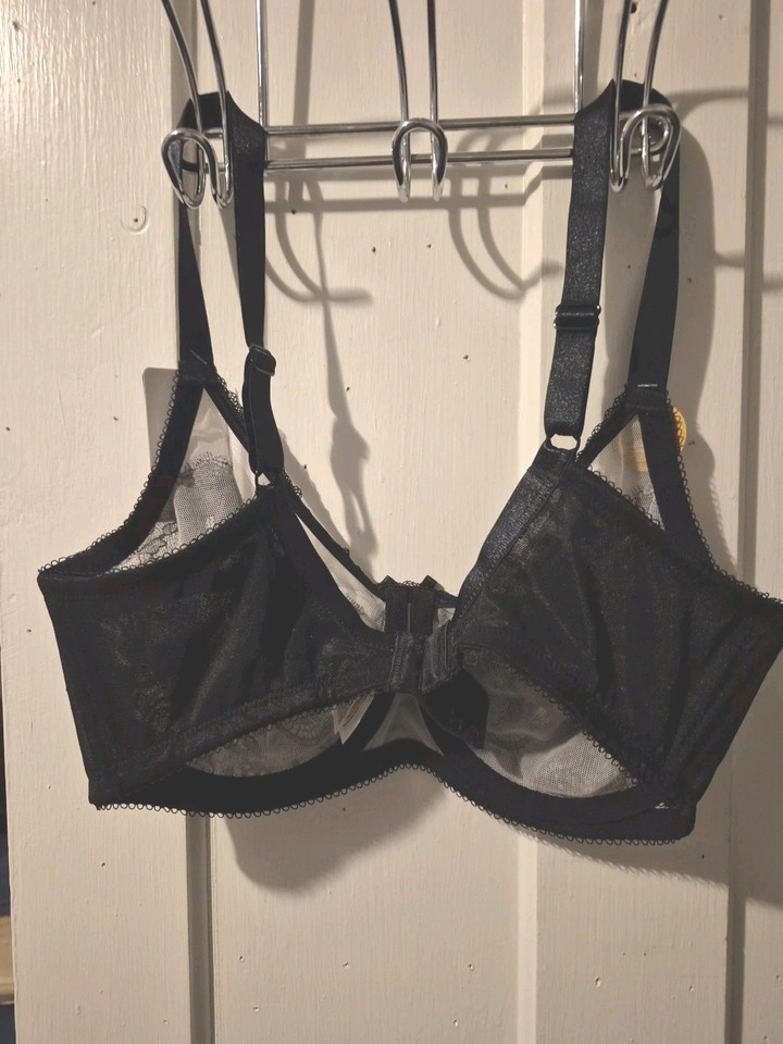 Wacoal Retro Chic Bra 34C Full Coverage Unlined 855186 - Black | eBay