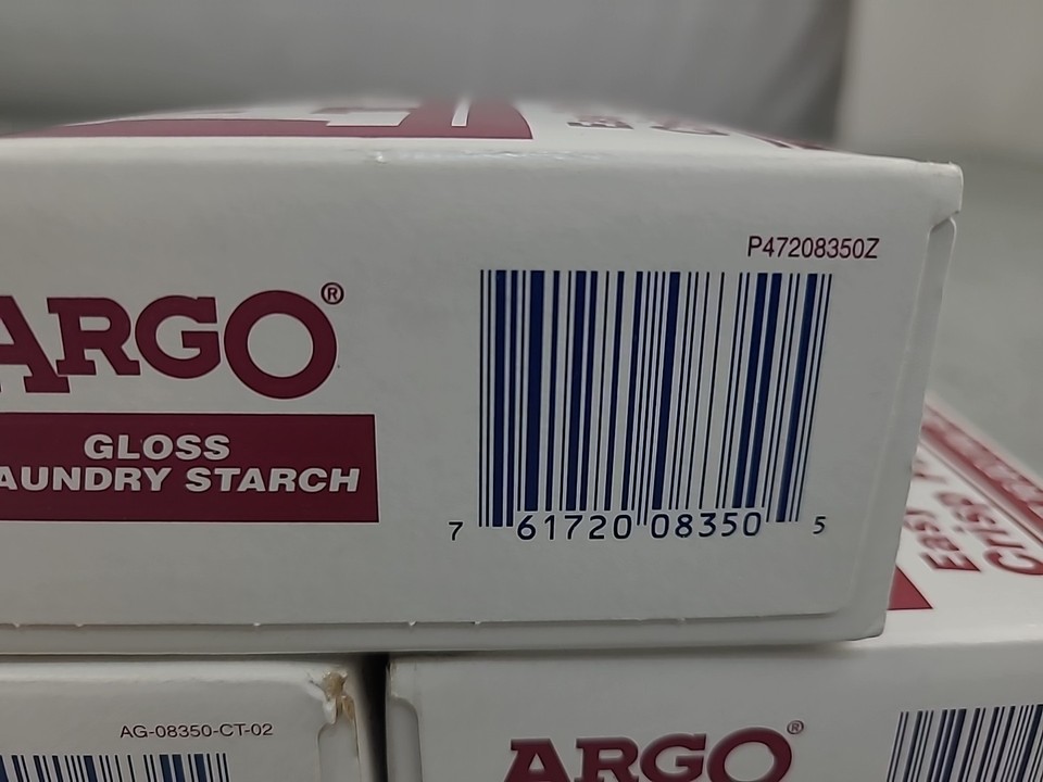 3x ARGO GLOSS LAUNDRY STARCH No Date 16 oz Crisp Finish Sealed NOS | eBay