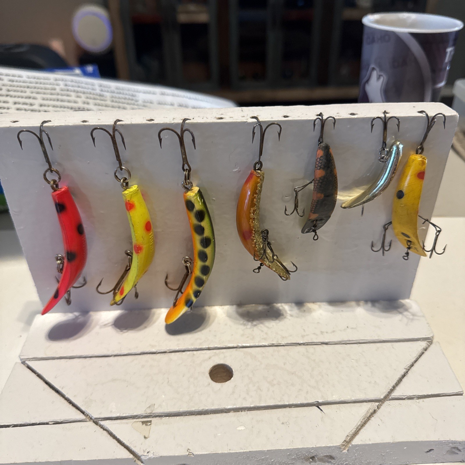 Lot Of 7 Crankbaits Flatfish And Kwik Fish Lures Different Sizes And ...